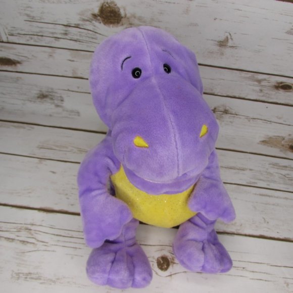 GANZ | Toys | Frolicky Fossils Purple Dinosaur Hand Puppet 1 | Poshmark